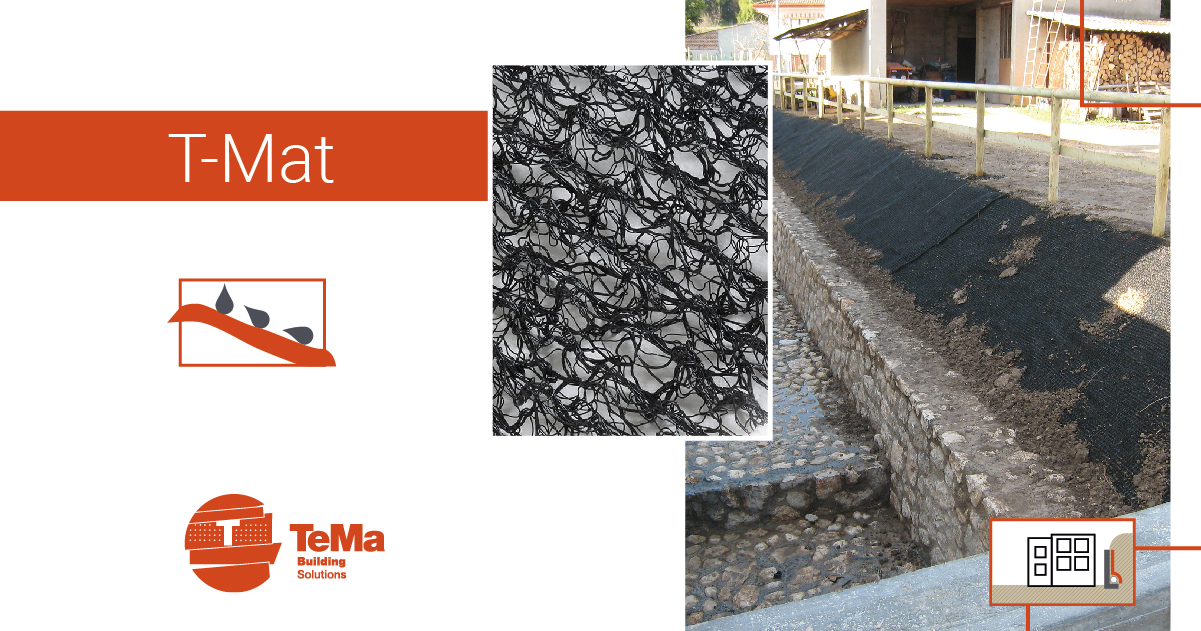 T-Mat - Synthetic erosion control mat | TeMa Building Solutions