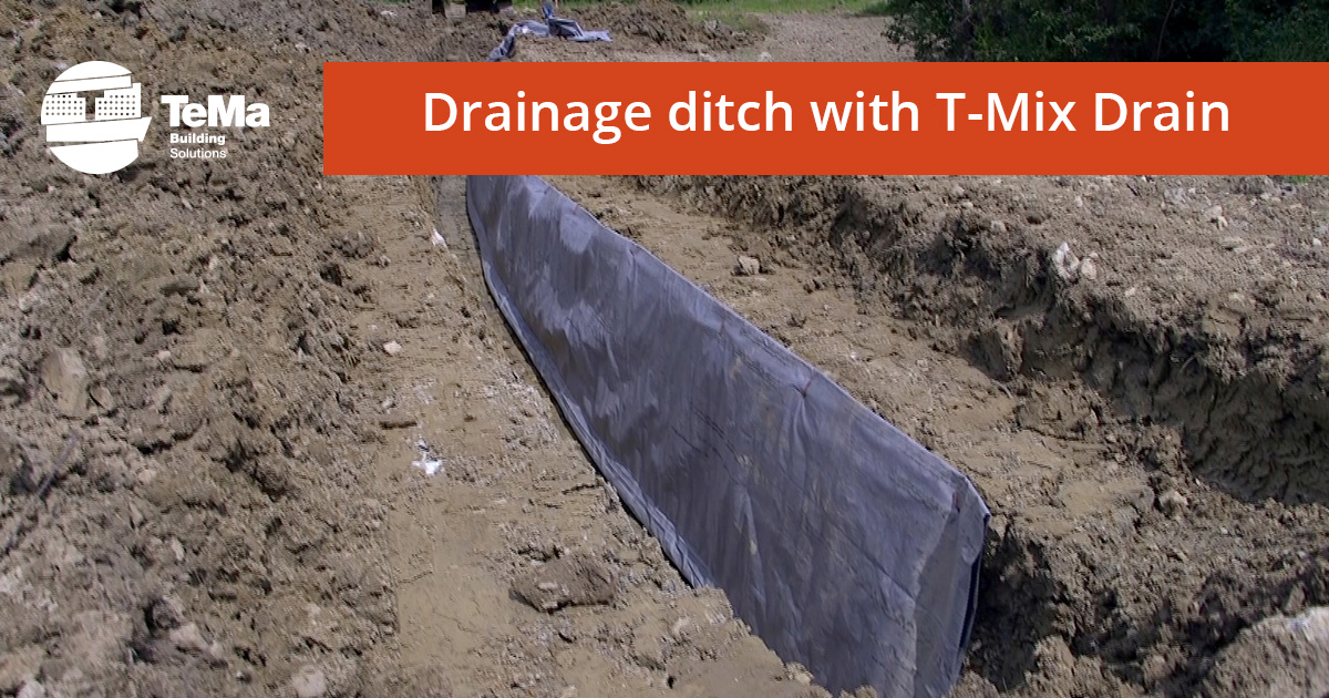 Drainage Geocomposites | TeMa Building Solutions products