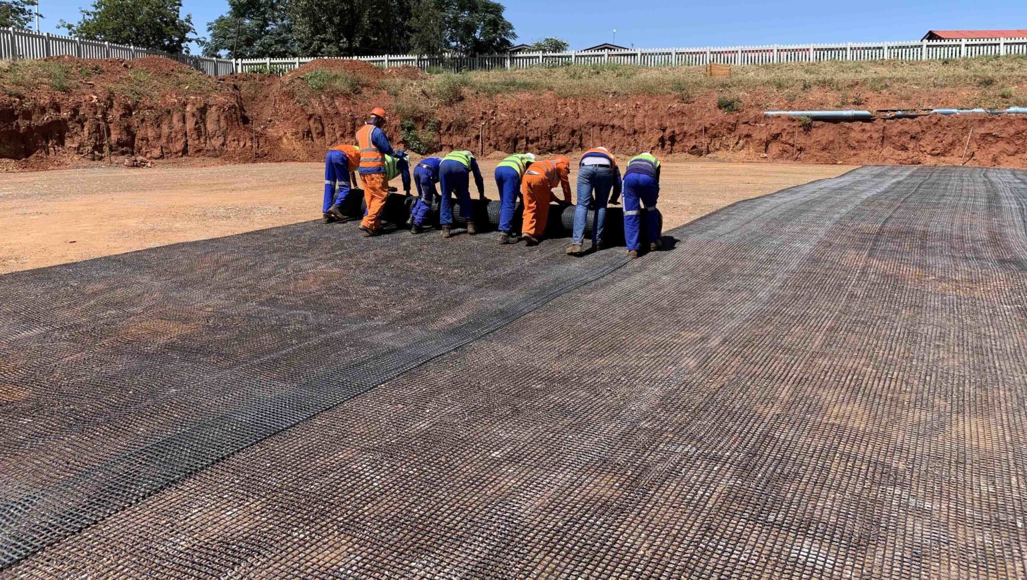 Ground reinforcement and stabilization with TeMa geogrids as part of ...